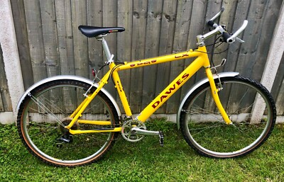 Dawes Edge LX 1997 98 hard tail-mountain bike in racing yellow mint ...