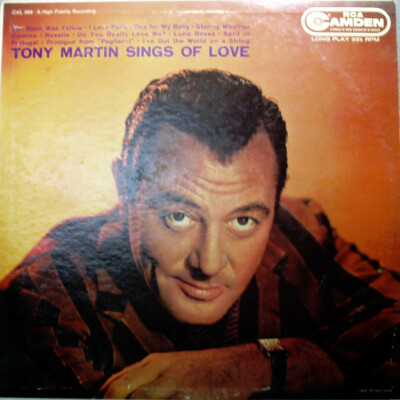 TONY MARTIN Sings Of Love 1959 CAL 484 RCA CAMDEN | eBay