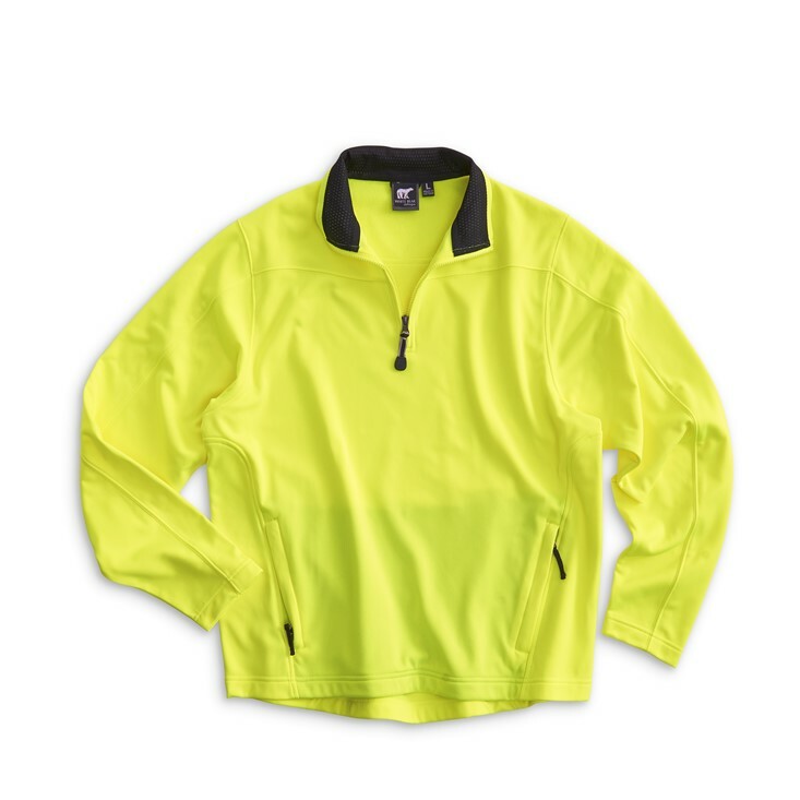 White Bear Performance Windshirt Pullover Long Sleeve 1/4 Zip Wind ...
