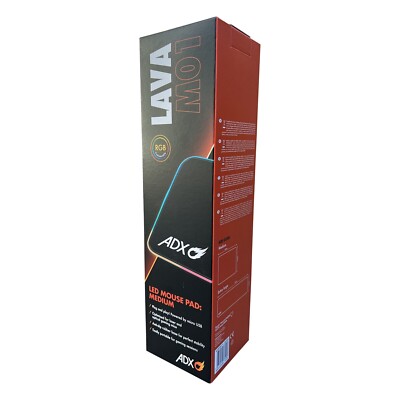 Gaming Mouse Mat ADX Lava RGB Gaming Surface - Medium (Brand New in Box ...