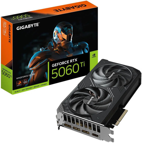 (Factory Refurbished) GIGABYTE RTX 5060 Ti GDDR7 GV-N506TWF2OC-16GD ...