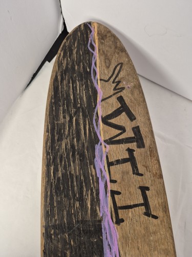 Vintage 1960's Super Surfer Wooden Skateboard Mini Patent Pend. Clay ...