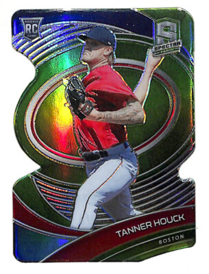 2021 Panini Spectra Tanner Houck 18/25 Green Die Cut Rookie Card Red ...