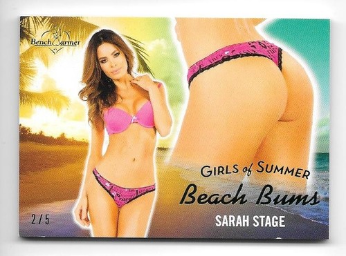 2025 BENCHWARMER GIRLS OF SUMMER #143 SARAH STAGE 2/5 BEACH BUMS BUTT GREEN | eBay