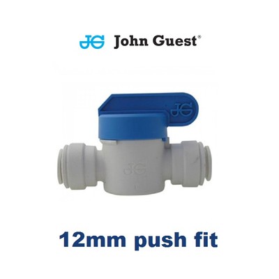 12mm Push Fit Shut Off Valve, John Guest Inline Stop Tap, Filter ...