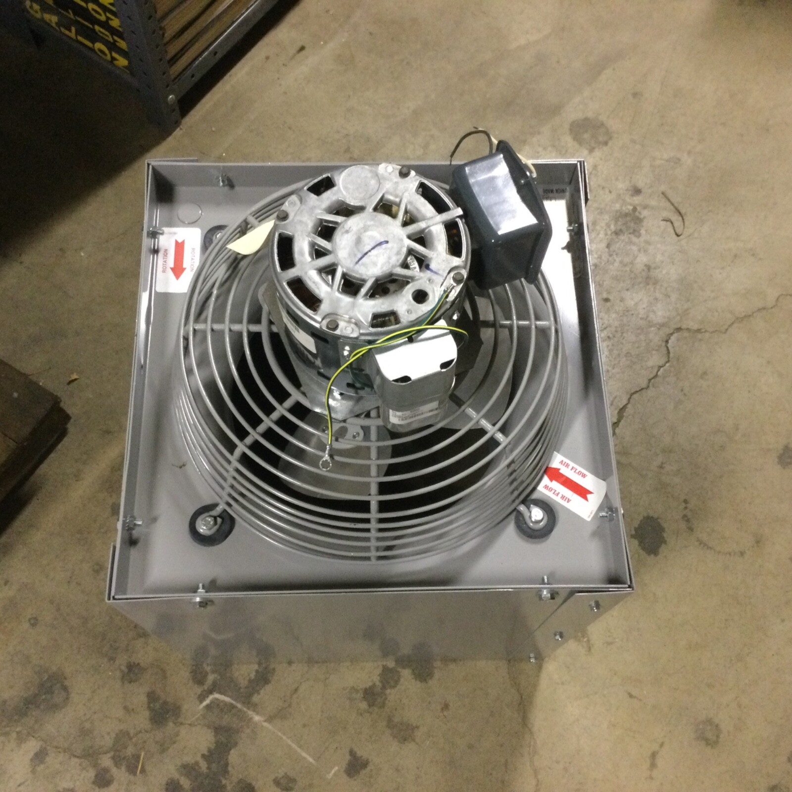 Carnes 10” EXHAUST FAN 115V 1/6HP 16X16X16 SHEET METAL BOX CAB ...