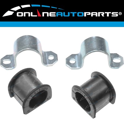 Front Sway Bar D Mount Bushes + Brackets Kit for Landcruiser 78 79 ...