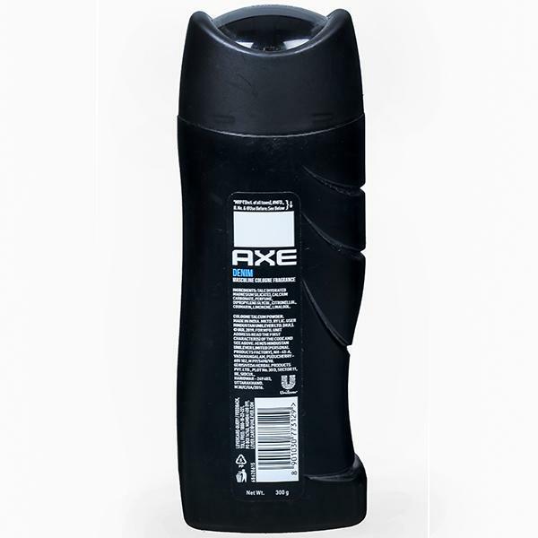 Axe Denim Sweat Defence Cologne Talc Powder Masculine Cologne Fragrance ...