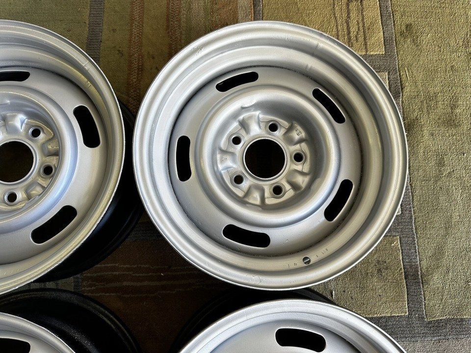 GM REAL 15x7 FW RALLY WHEELS SS CAMARO,NOVA,CHEVELLE,SETOF 4,DISC BRAKE ...