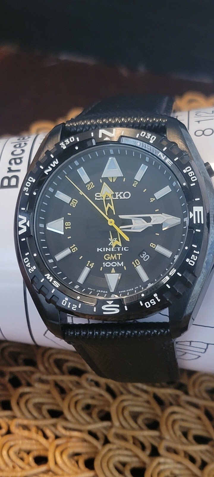 Seiko Prospex 5M85-0AE0 GMT Stainless Steel Date Kinetic Mens Watch | eBay