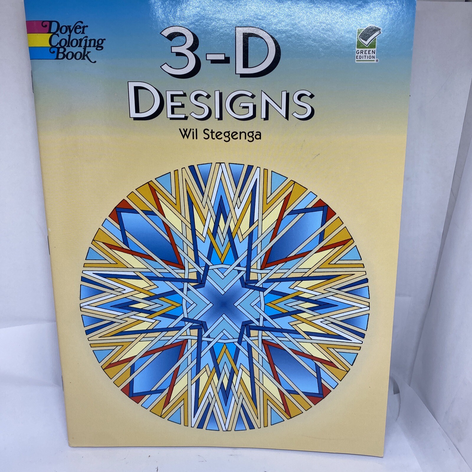 3-D Designs (Dover Design Coloring Books) by Steganga, Wil Hardback ...