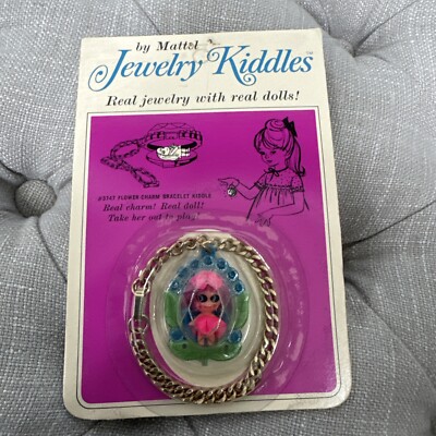 Vintage Liddle Kiddles Jewelry Flower Shaped Bracelet Little Doll ...