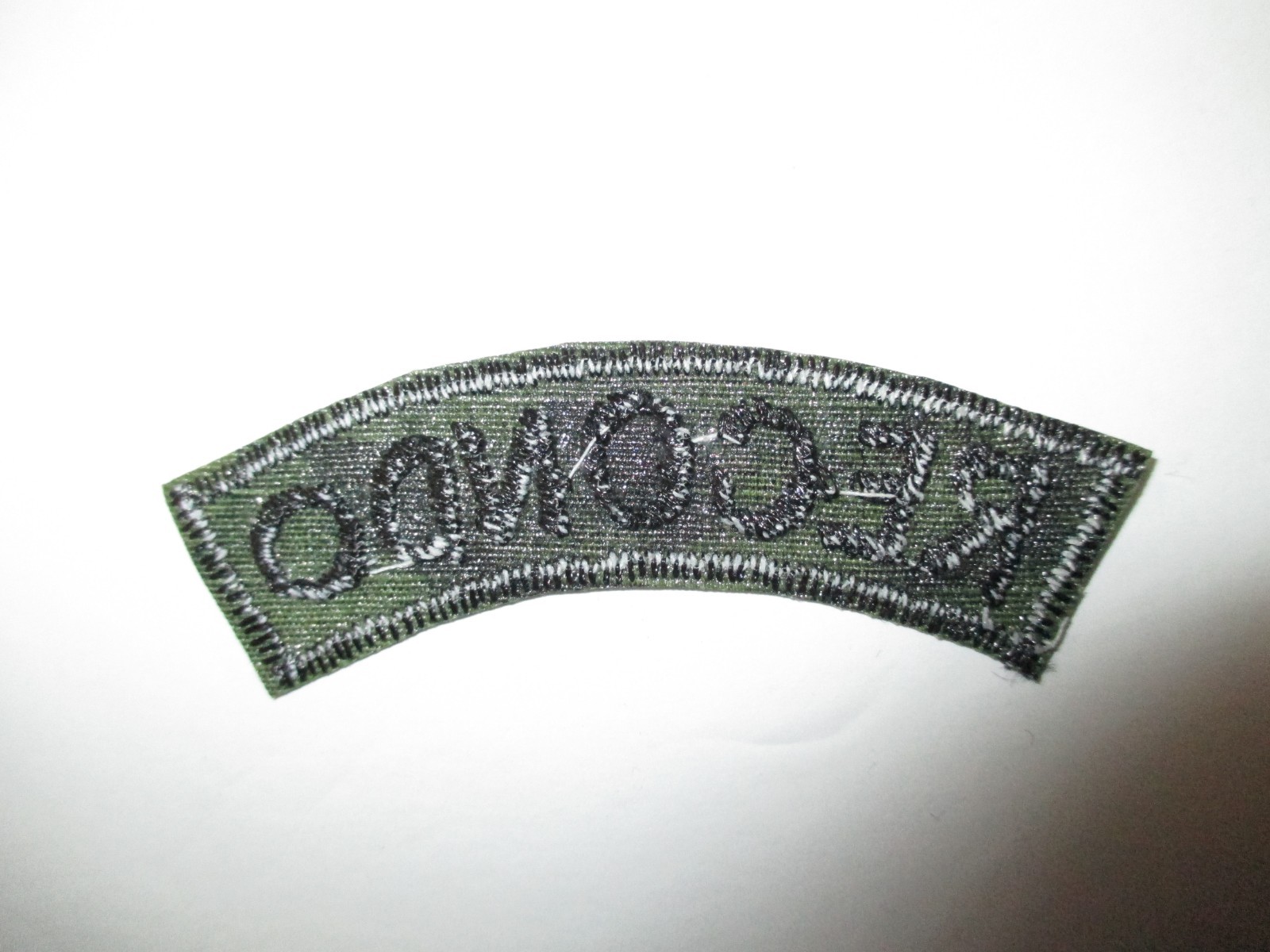 b7447 US Army Vietnam tab Recondo Reconnaissance Commando Recon ERDL ...