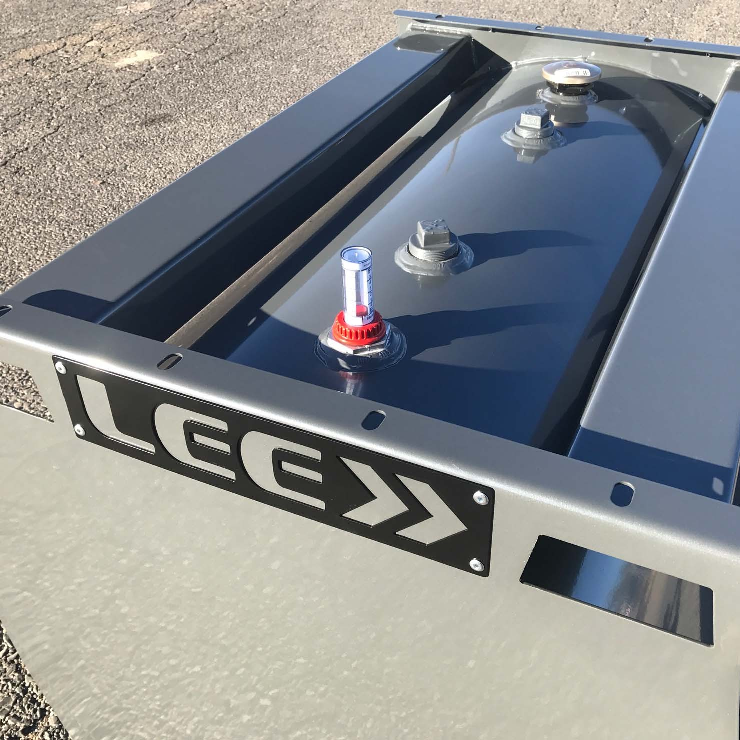 LEE DT 200 Diesel Fuel Transfer Tank 200 Gal Heavy-Duty Steel Portable ...