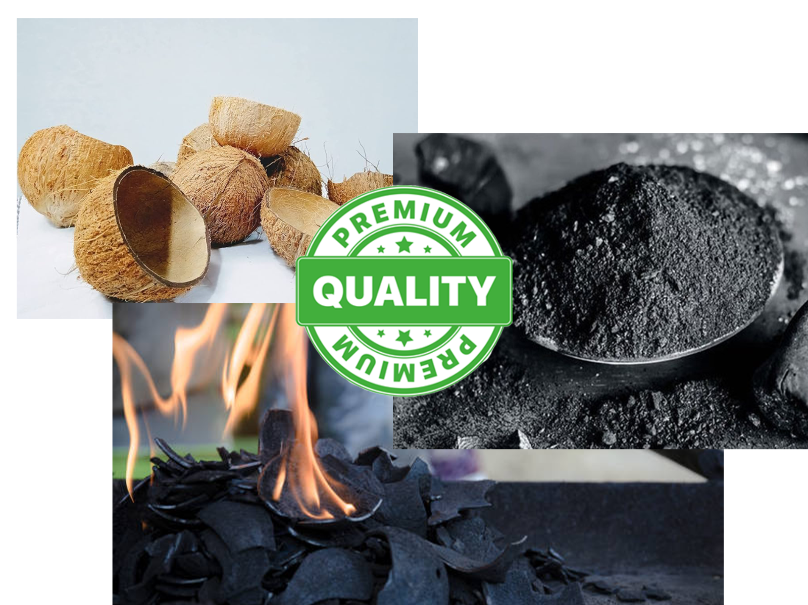 Coconut shell activated carbon charcoal powder from Ceylon ...