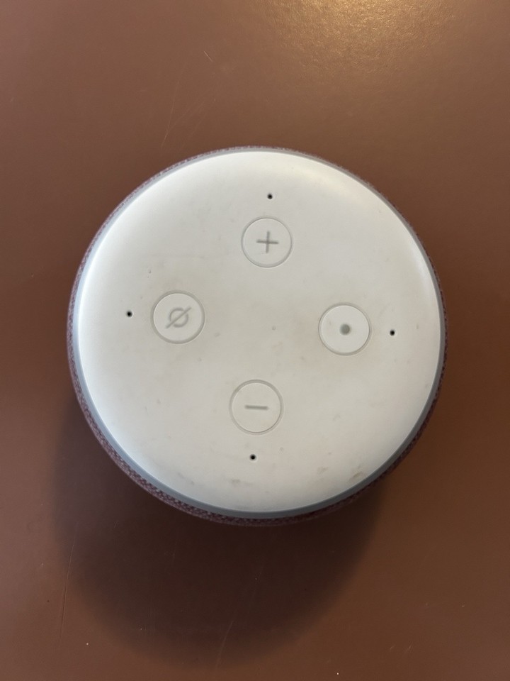 Amazon Echo Dot 3rd Generation C78MP8 Smart Speaker Alexa Pink White W ...