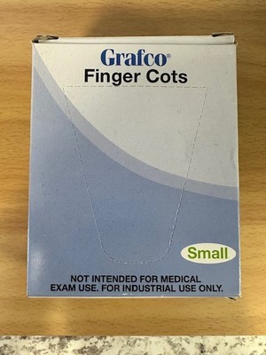 GRAFCO LATEX SMALL FINGER COTS 144 PER BOX NATURAL WHITE LATEX | eBay