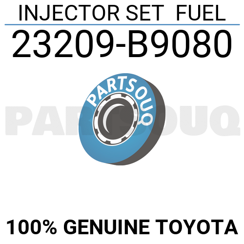 23209B9080 Genuine Toyota INJECTOR SET FUEL 23209-B9080 | eBay