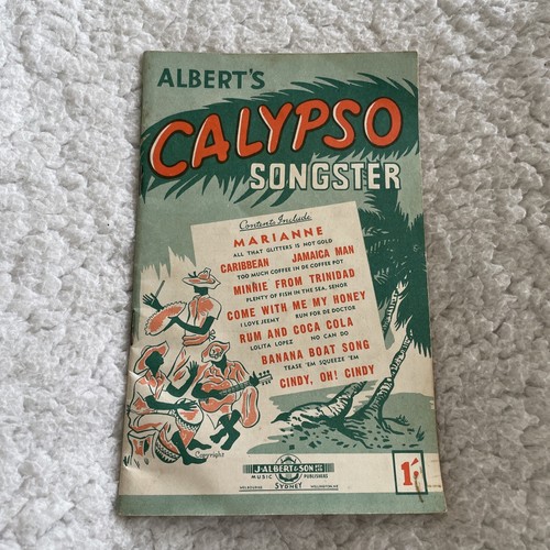ORIGINAL RETRO VINTAGE Junk Journal Calypso Songster Music Book Booklet | eBay