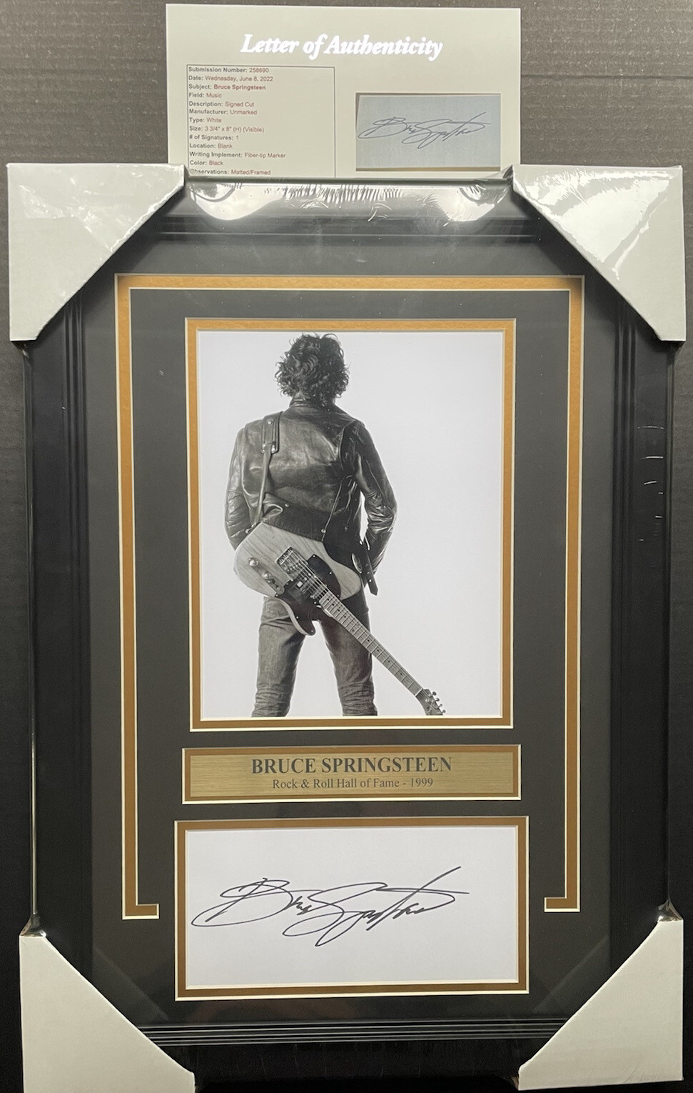 Bruce Springsteen Autographed Memorabilia | Signed Photo, Jersey ...