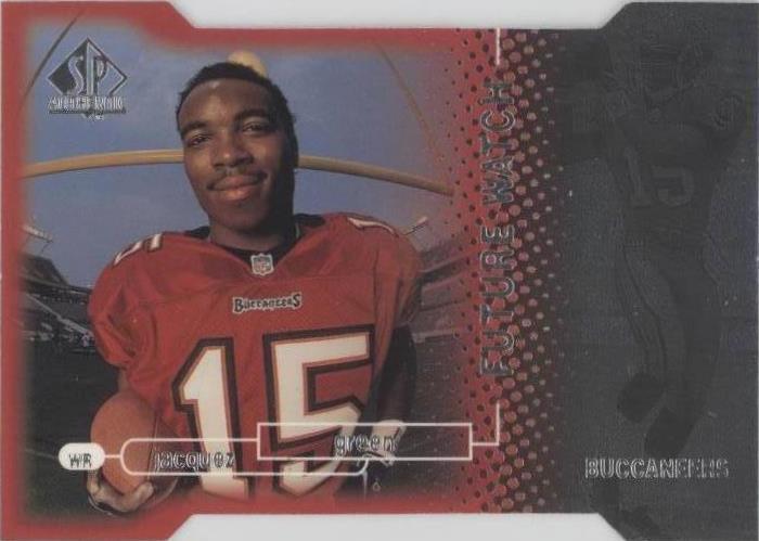 1998 SP Authentic - Future Watch Jacquez Green #28 Die-Cut /500 (RC ...