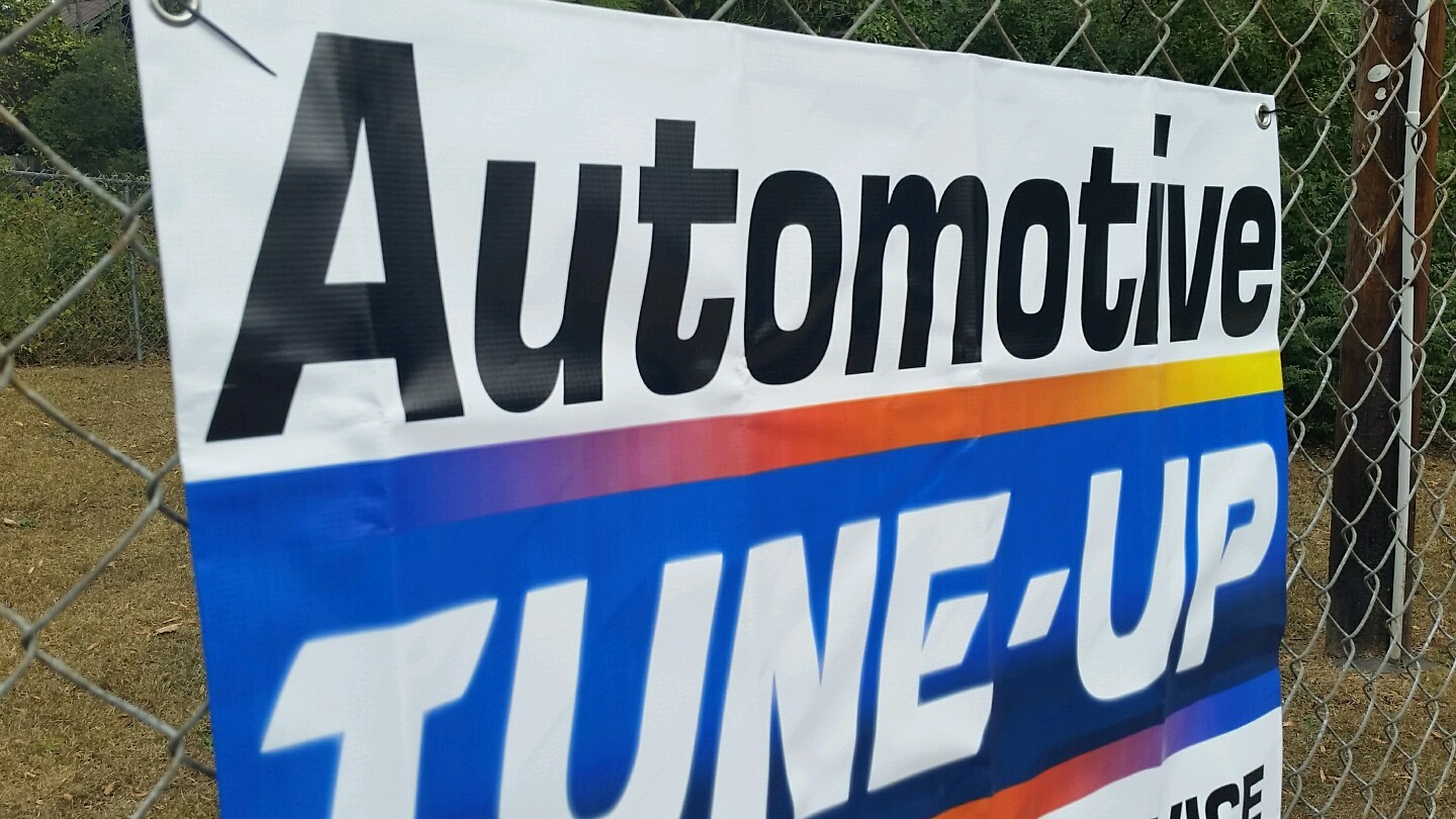 2x3 AUTOMOTIVE TUNE-UP SERVICE Repair Outdoor Indoor Wall Banner Open ...