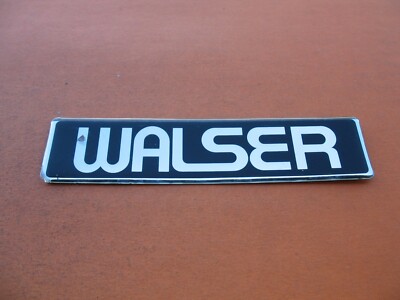 WALSER REAR TRUNK LID SIDE EMBLEM LOGO BADGE SIGN SYMBOL DECAL USED | eBay