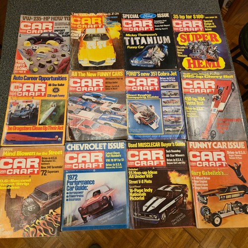 Vintage 1971 Car Craft Magazines 12 issues January - December | eBay