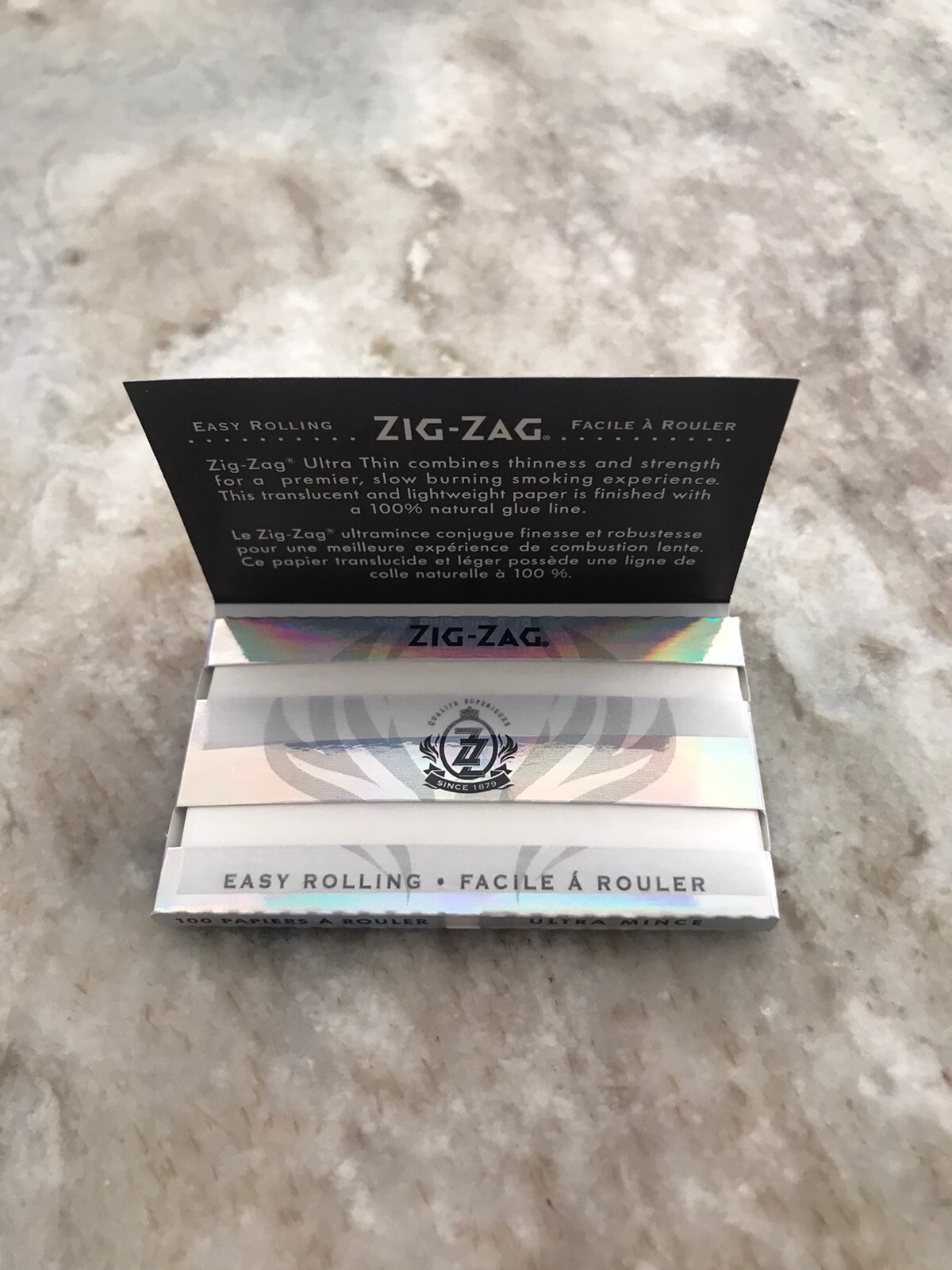 Zig-Zag Silver Ultra-Thin Slow Burning Rolling Papers - 4 Packs | eBay