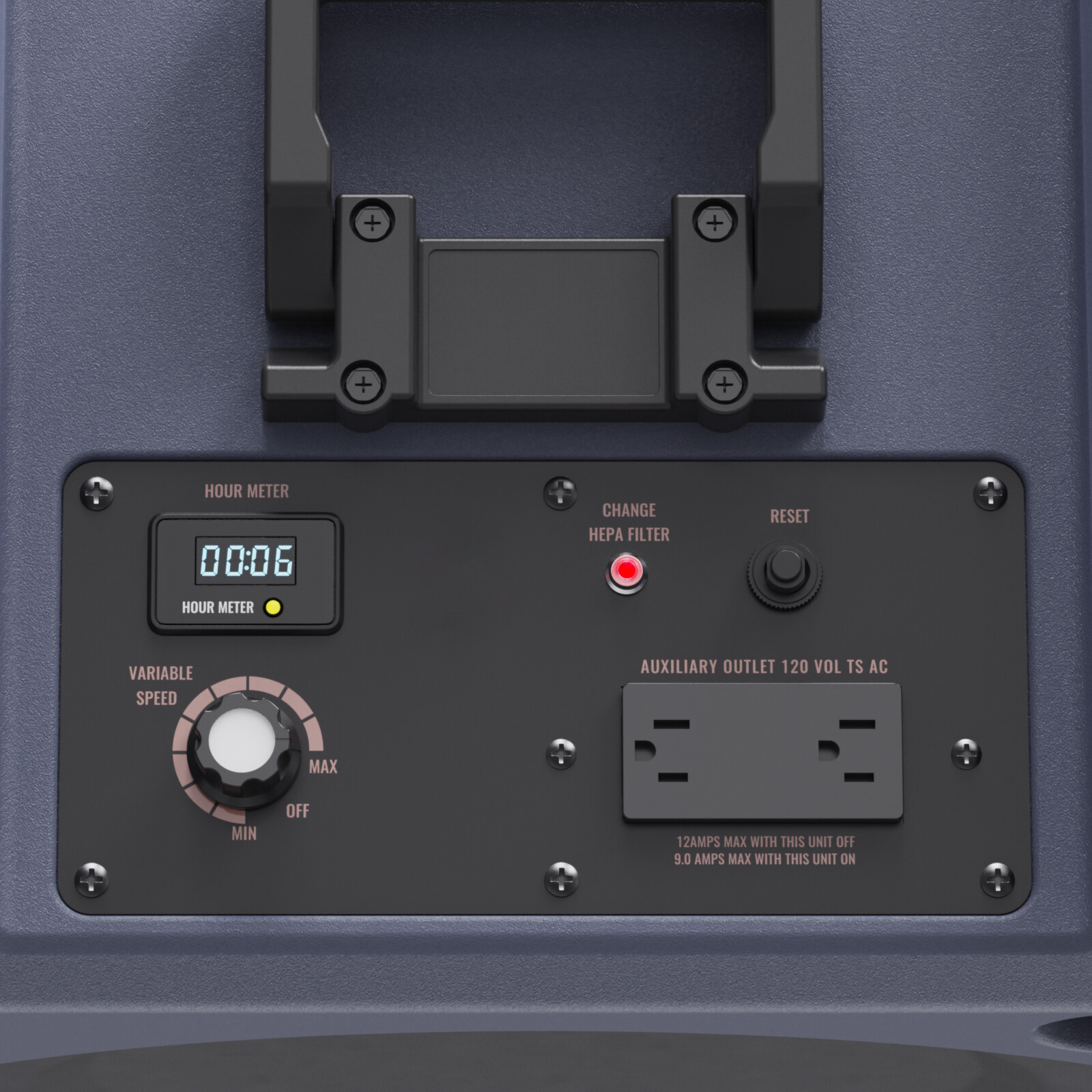 Air Scrubber with 3-Stage Filtration Hepa Stackable Negative Air ...