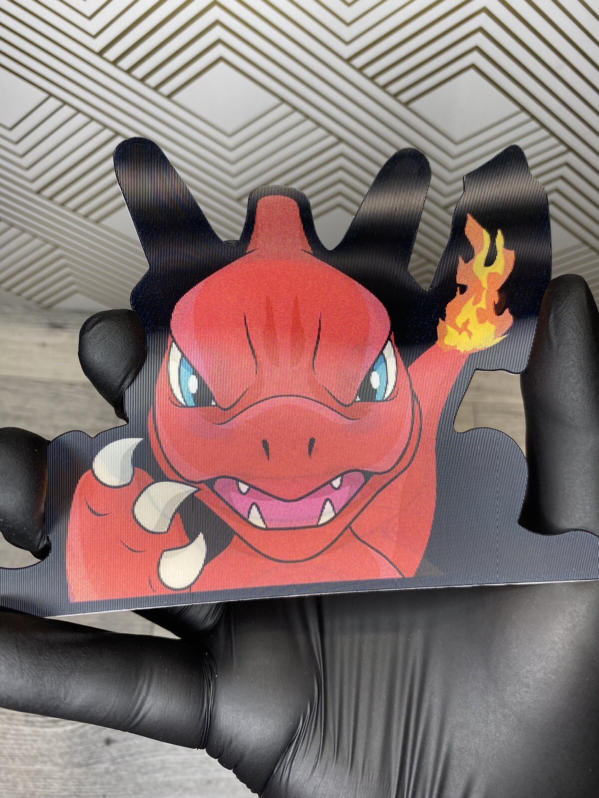 Pokemon Charizard Charmeleon Charmander 3D Lenticular Motion Sticker ...