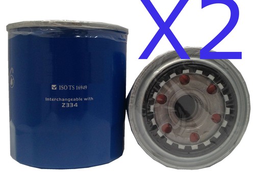 2x Oil Filter fits Z334 for TOYOTA HILUX SURF 3.0L TURBO DIESEL KZJ95R ...