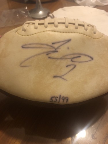 Tim Couch Autographed Football Limited Edition 55/99 | eBay