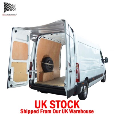 RENAULT MASTER REAR BARN DOOR AWNING COVER TAILORED (2010 ONWARDS) GREY ...