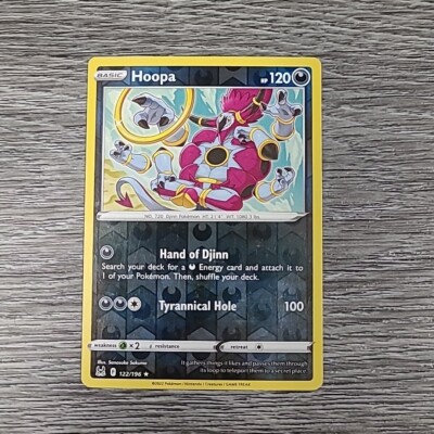 Hoopa 122/196 Lost Origin Reverse Holo Rare Pokemon Card TCG Pokémon ...