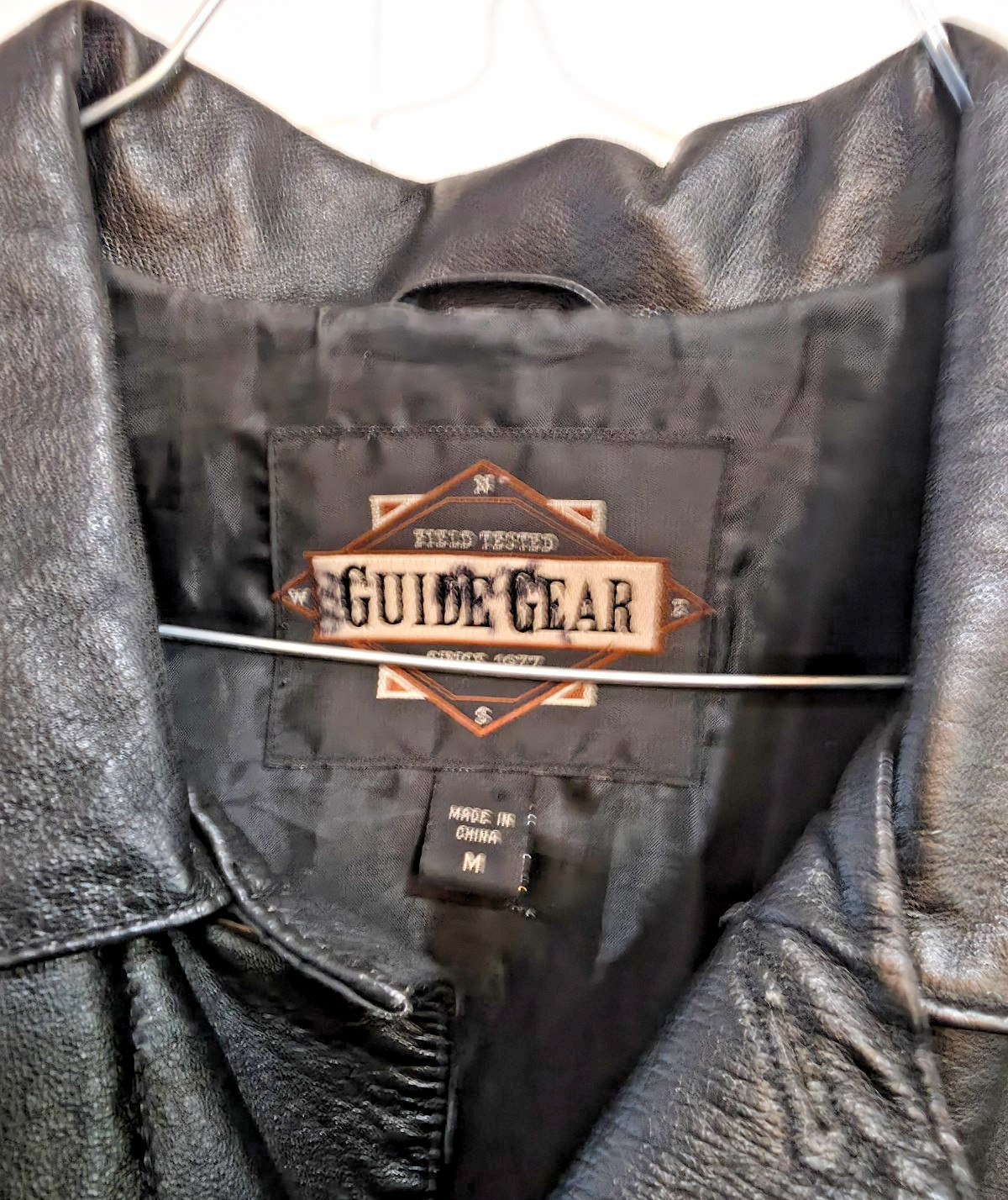 Guide Gear Genuine Leather Jacket Button Front Lined … - Gem