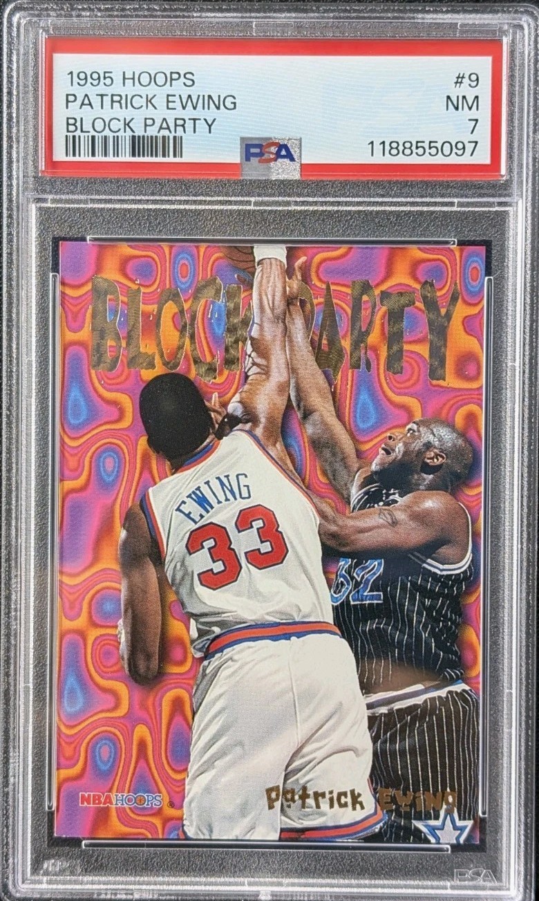 1995-96 NBA Hoops - Block Party Patrick Ewing #9 for sale online | eBay