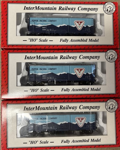 HO Intermountain Pepper Packing Company R-40-23 Refrigerator Lot Of 3 ...