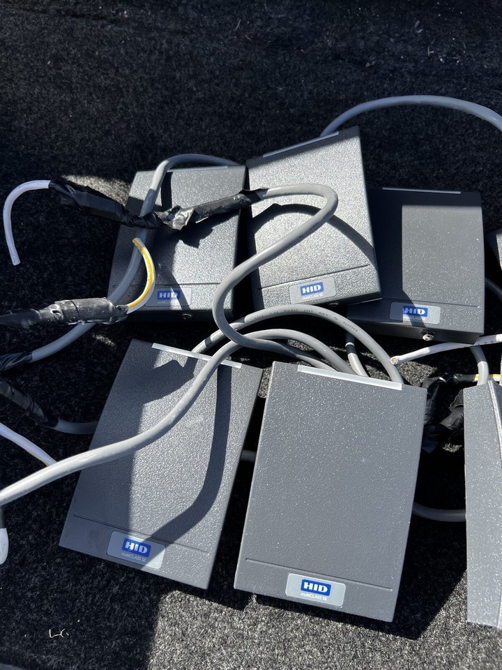 LOT OF 9 HID 920LTNNEK0003K multiCLASS SE RP40 Reader - Used | eBay