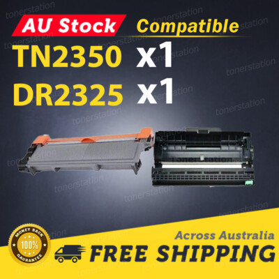 1x TN-2350 Toner cartridge + 1x DR-2325 Drum Unit for Brother HLL2300D ...