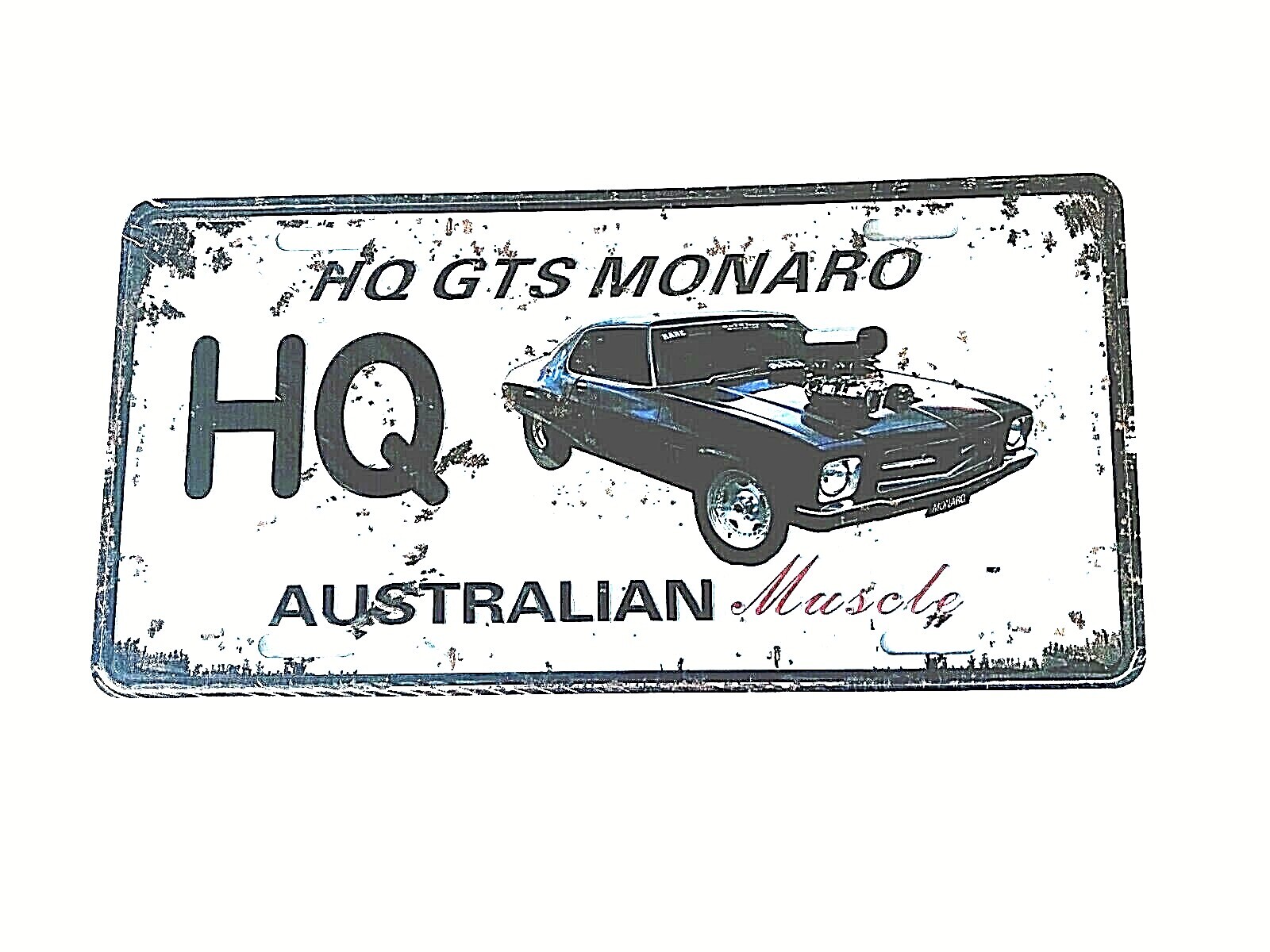 HQ GTS #Holden Monaro Embossed Number Plate Tin Sign Collectible Gift ...