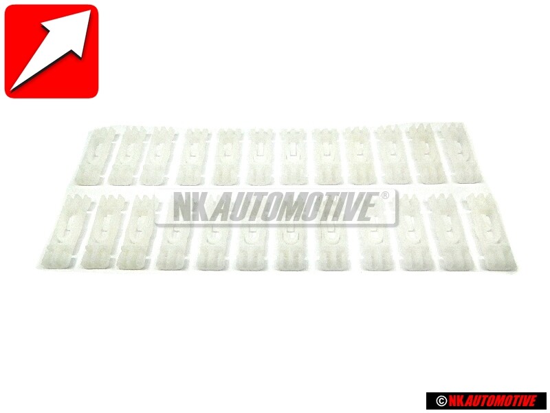 24x Original VW Rain Gutter Roof Moulding Trim Clip - 1H0853733B | eBay