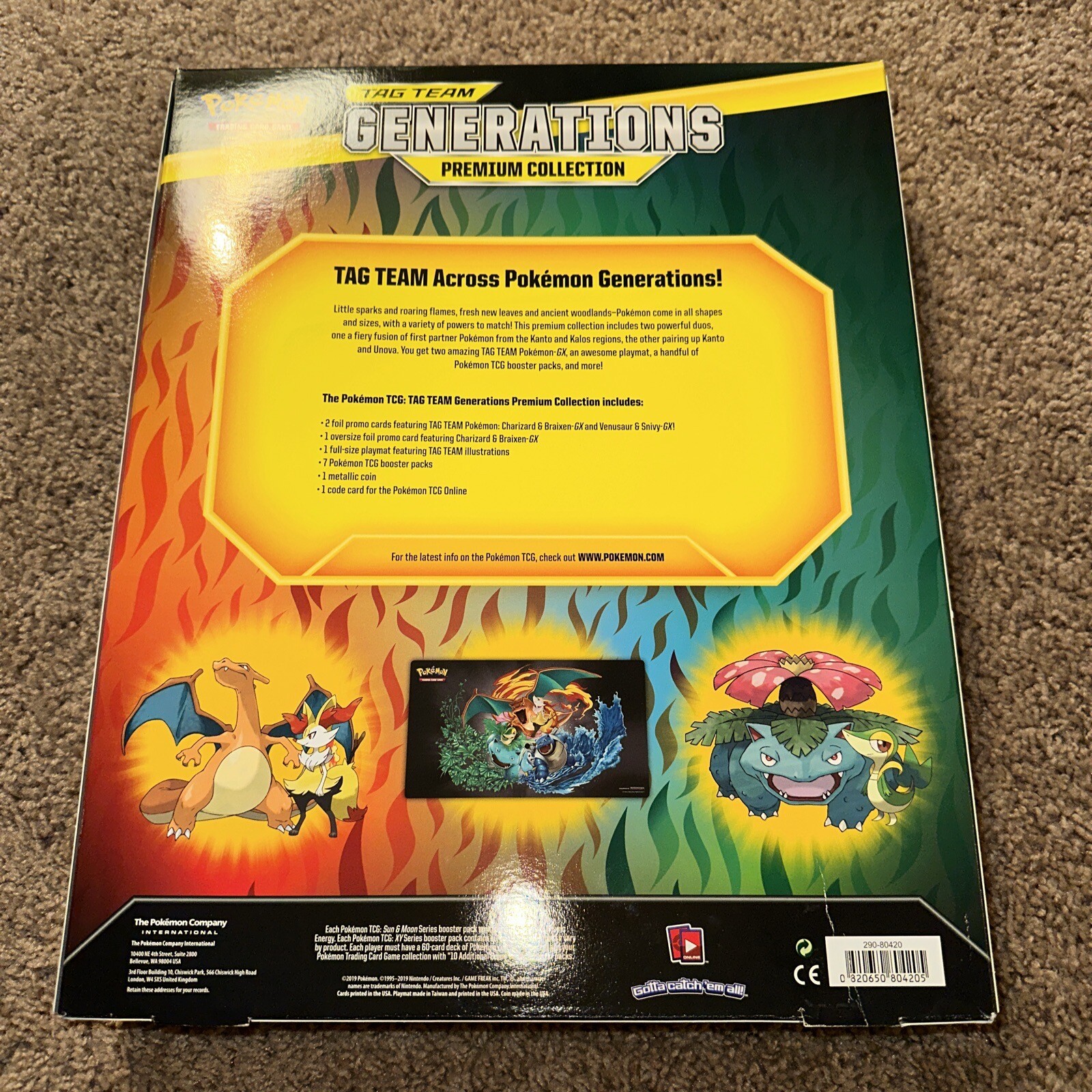 Pokémon TCG: TAG TEAM Generations Premium Collection Box (290-80420 ...