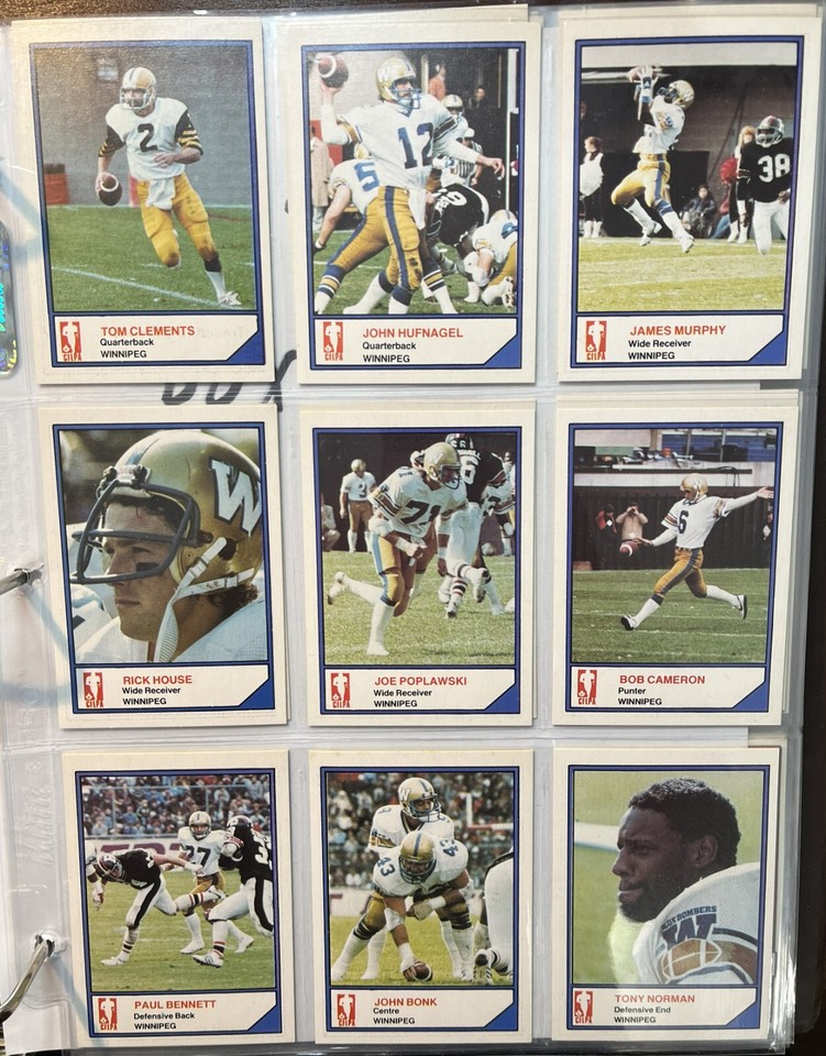 1983 JOGO CFL FOOTBALL SET BREAK-HI GRADE-U PICK SINGLES-MOSTLY RC- | eBay