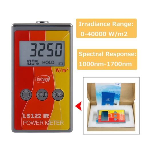 IR Power Meter Infrared Radiation Luminance 1000 to 1700 nm IR ...