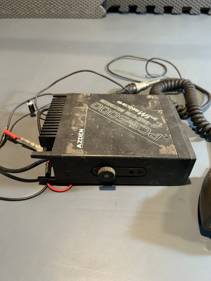 AZDEN PCS-5000 FM TRANSCEIVER/HAM RADIO..MICROPHONE UNTESTED | eBay