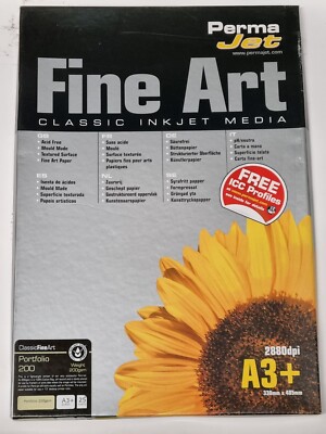 Permajet 21633 Inkjet Paper - A3+ - Portfolio - 200gsm - 25 Sheets ...