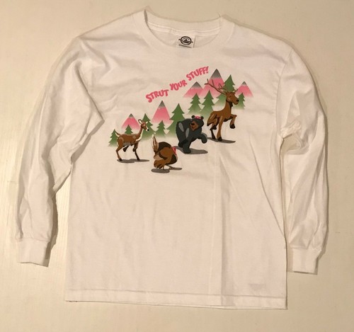 Girl's Strut Your Stuff! Long Sleeve T-Shirt Size S NEW Bear Turkey ...