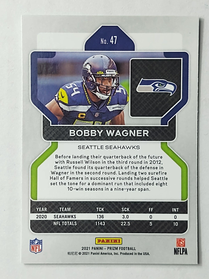 2021 PANINI PRIZM BOBBY WAGNER FOOTBALL CARD #47 | eBay