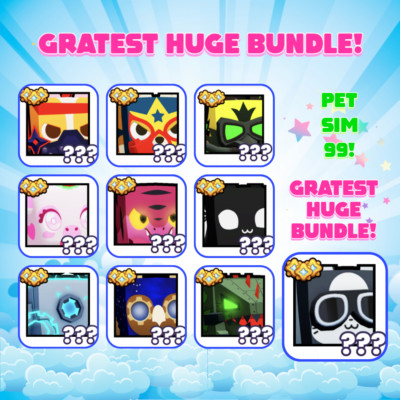 Greatest Huge Bundle - PS99 - Pet Simulator 99 - LIVRAISON PAS CHER ET ...